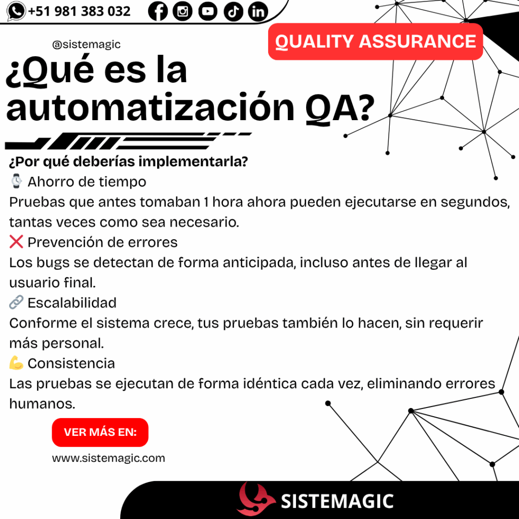 ¿Qué es la automatización QA y por qué deberías implementarla ya? - Sistemagic